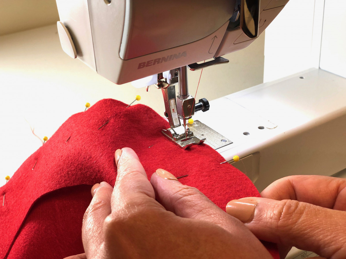 How to Sew a Wool Felt Beret - WeAllSew