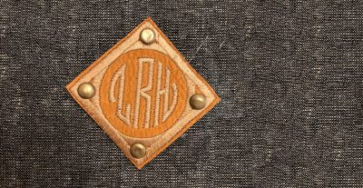 Leather Monogram Patch - WeAllSew