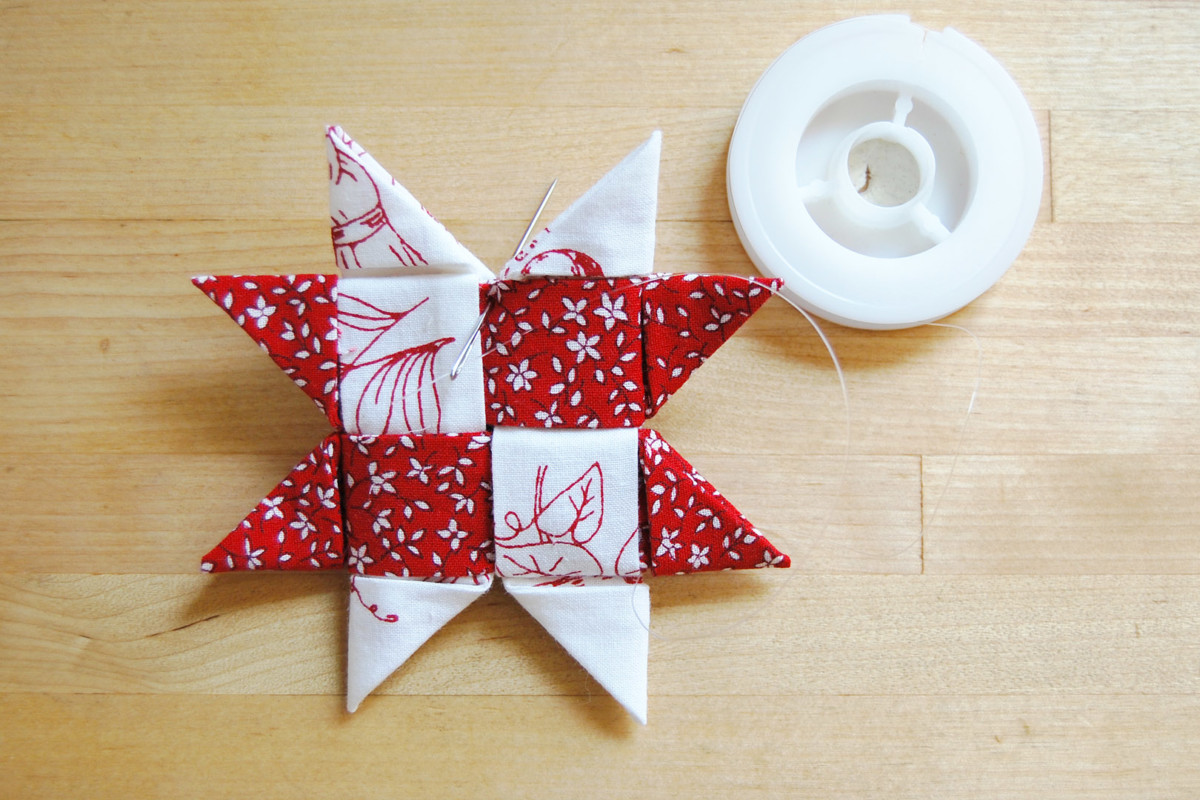 Make a Danish Star Ornament With Fabric - WeAllSew