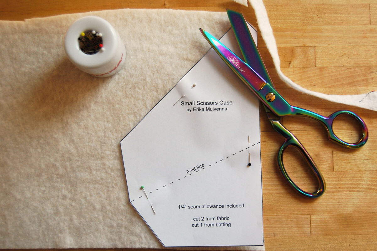 Mini Scissors Case with Needle Minder - WeAllSew