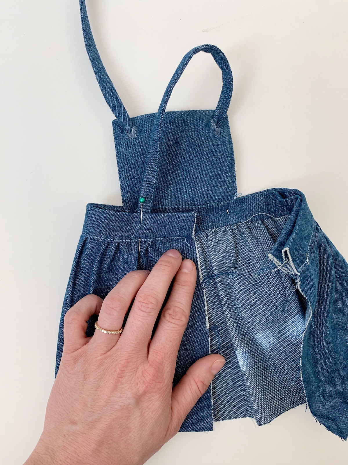 18" Doll Pinafore Dress Pattern and Tutorial - WeAllSew