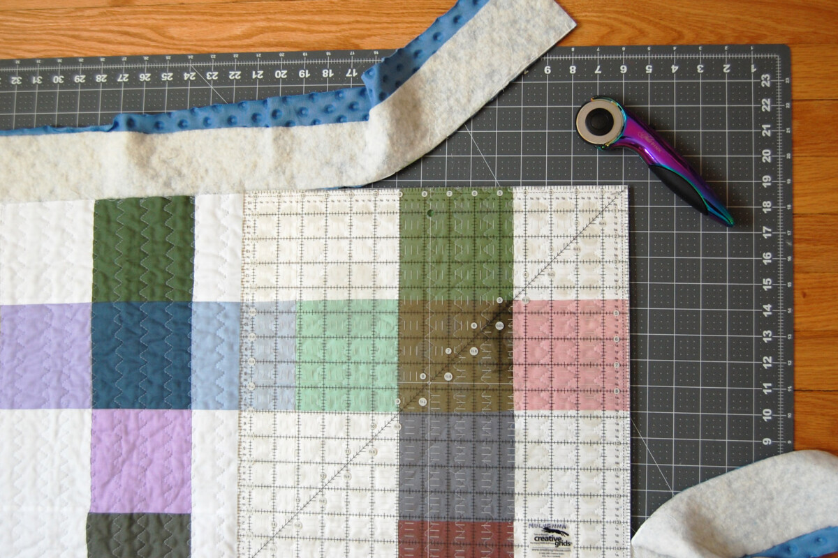 Minky-backed Patchwork Baby Quilt - WeAllSew