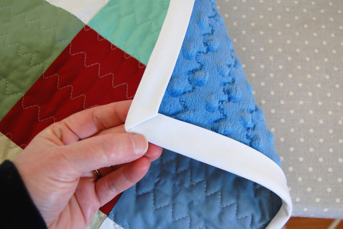 Minky-backed Patchwork Baby Quilt - WeAllSew