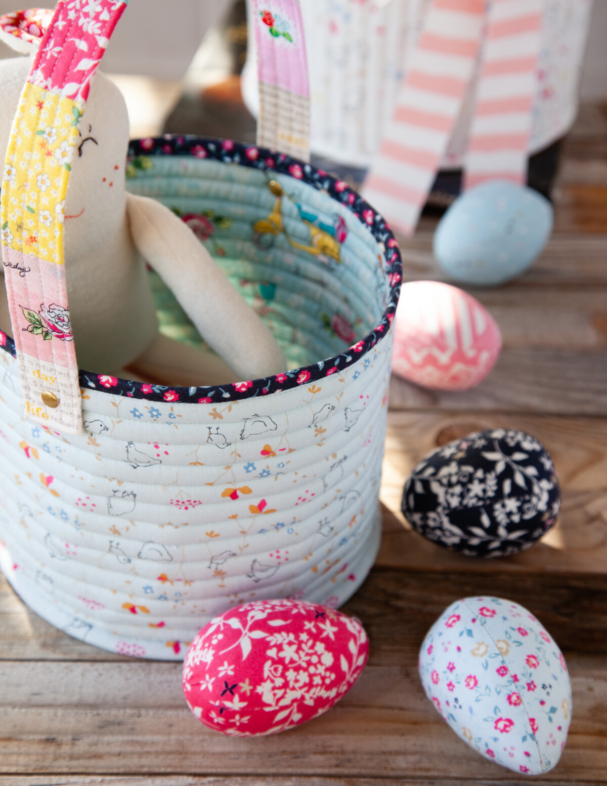 Quilted Easter Basket Tutorial - WeAllSew