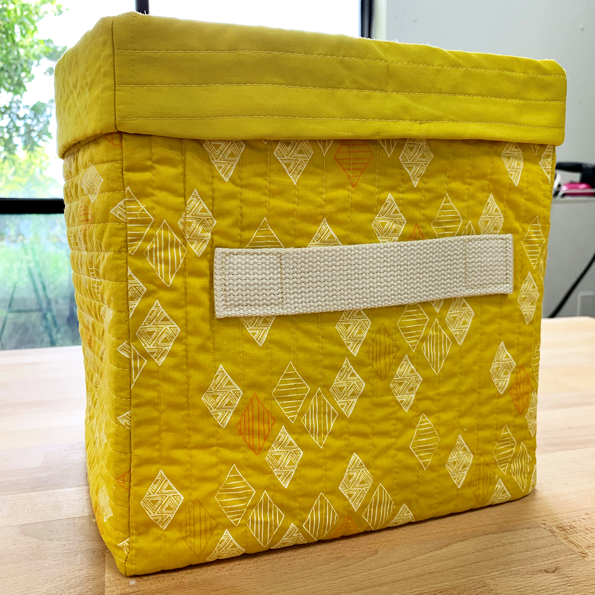 Fabric Storage Bin Tutorial - WeAllSew