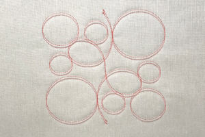 Double Needle Machine Embroidery with Embroidery Foot #15 | WeAllSew