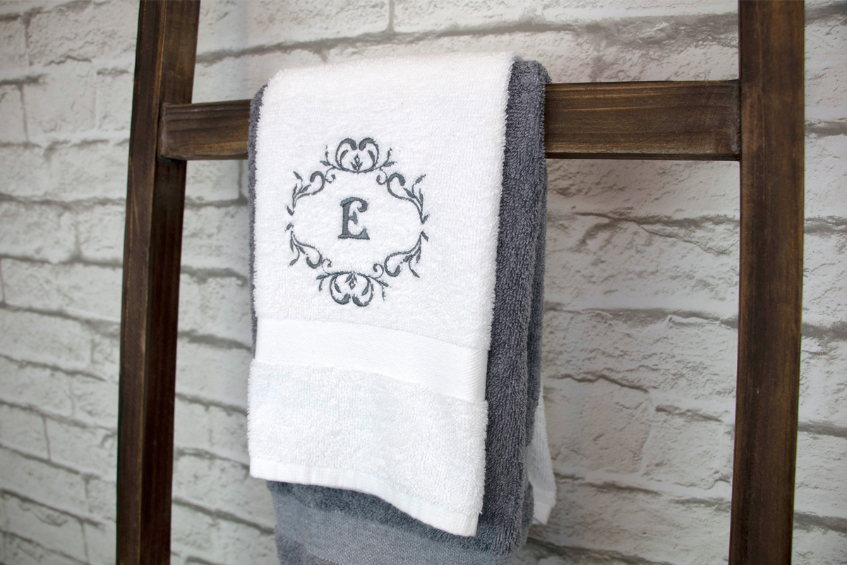 Monogrammed Towels Tutorial - WeAllSew