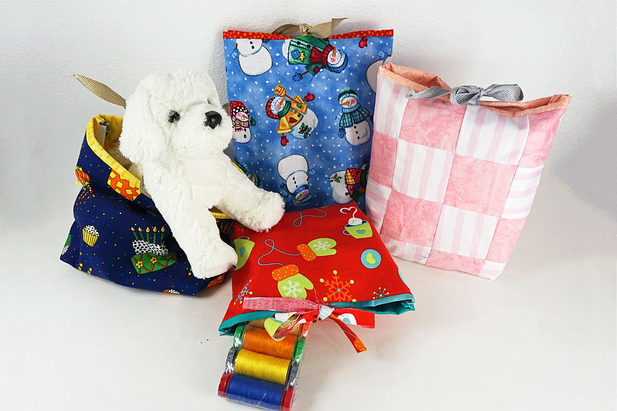 Quick and Easy Hanukkah Gift Bags - WeAllSew