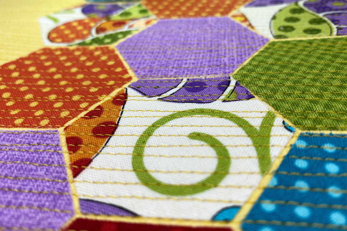 Hexagon Appliqué with Clear Foot #34/34C/34D - WeAllSew