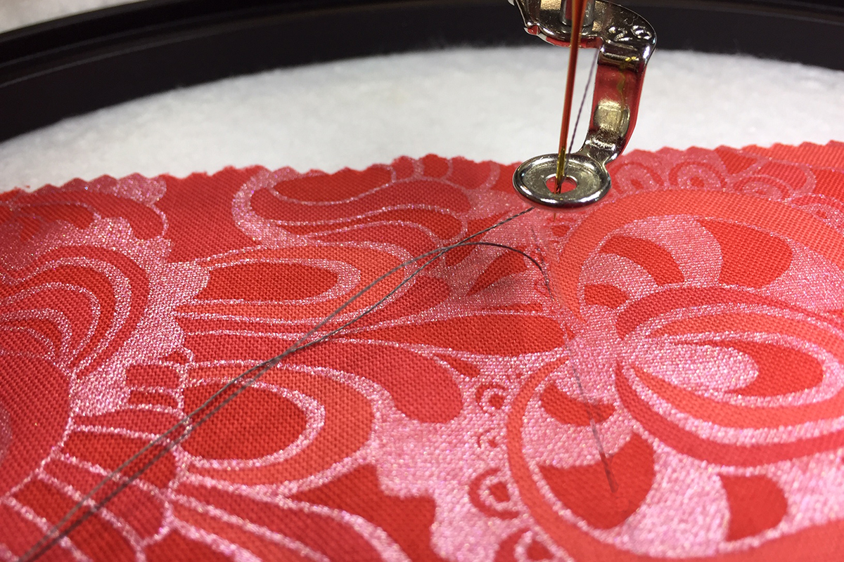 Edge-to-Edge Quilting in the Embroidery Hoop - WeAllSew