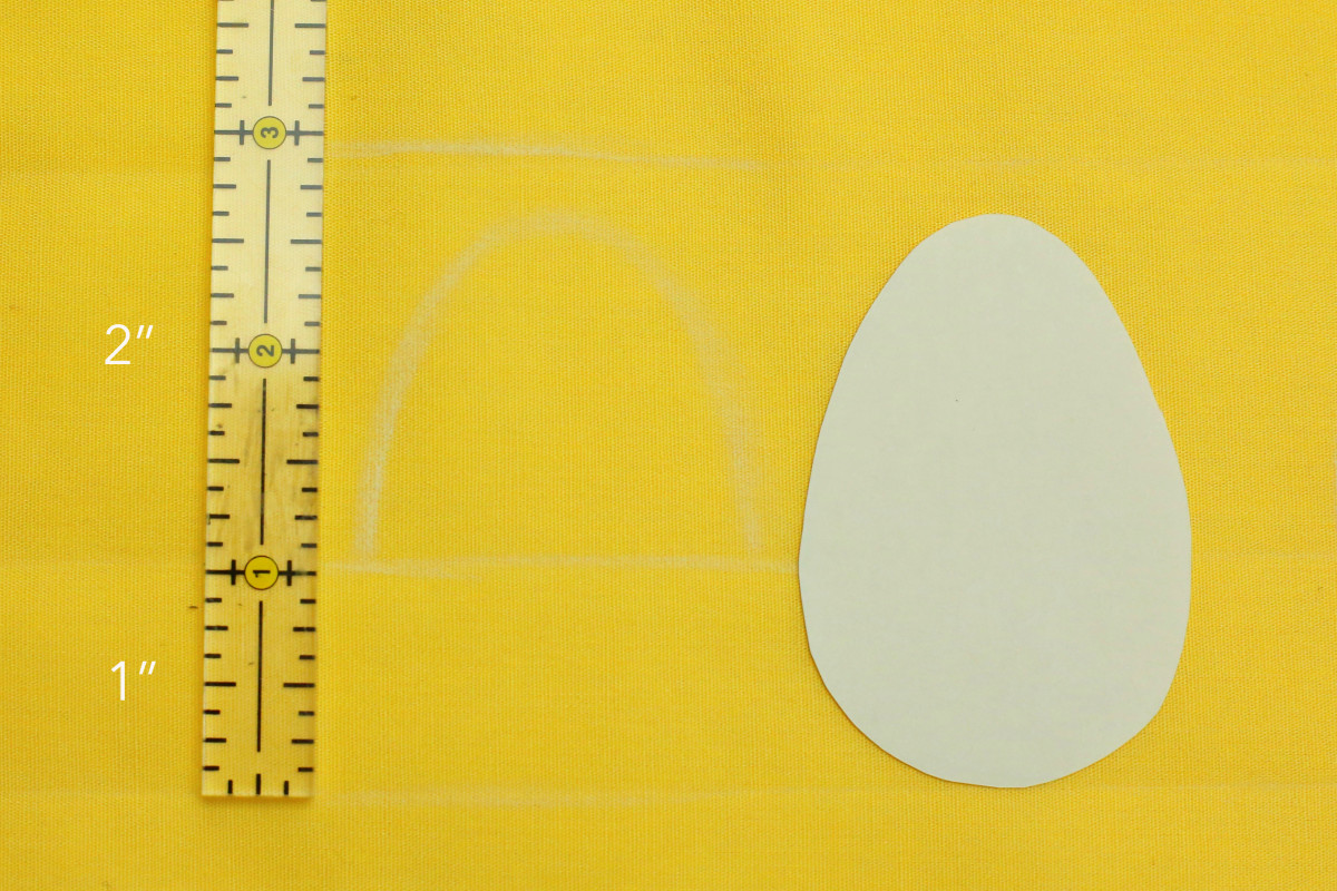 Free-motion Quilted Eggs in a Basket - WeAllSew