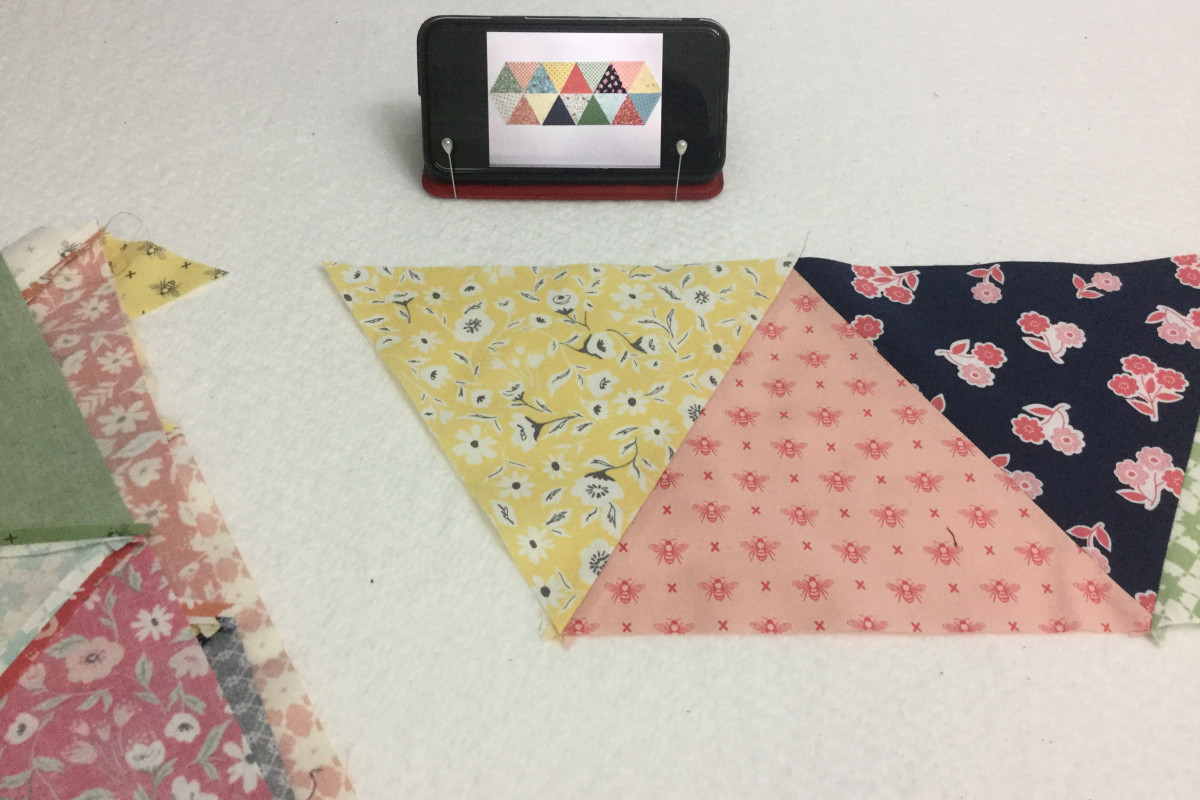 Equilateral Triangle Table Runner - WeAllSew
