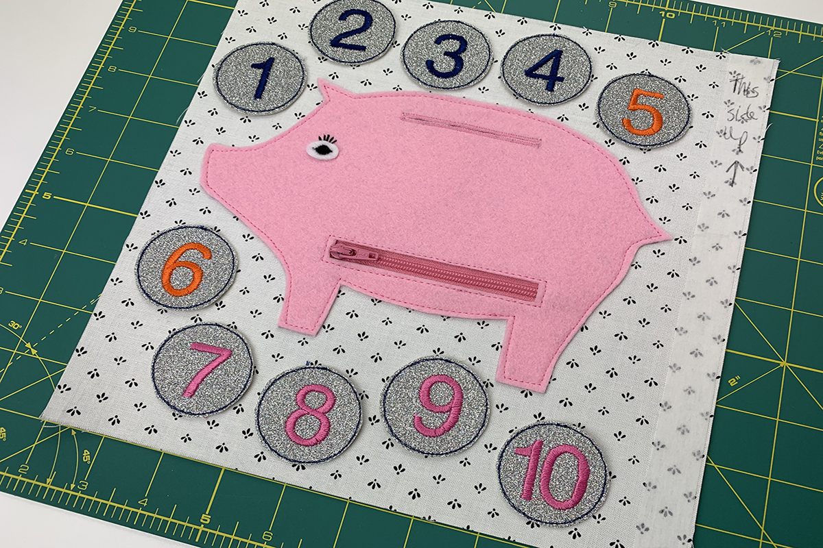 How to Sew a Kids Busy Book, Part 2: Piggy Bank - WeAllSew