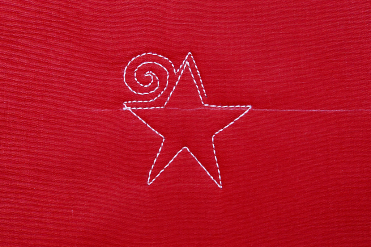 How to Free-motion Quilt Stars and Stripes - WeAllSew