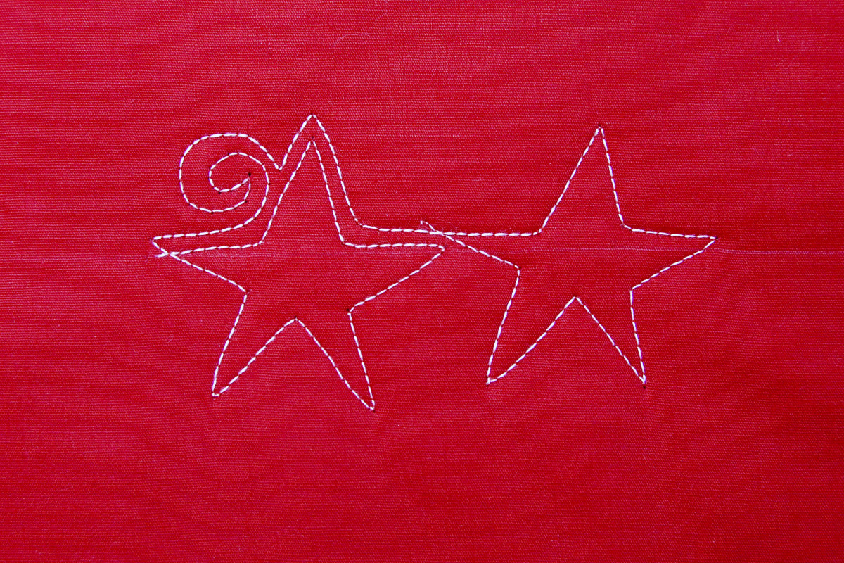 How to Free-motion Quilt Stars and Stripes - WeAllSew