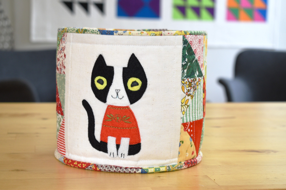 Felt Appliqué Basket and Book Giveaway - WeAllSew