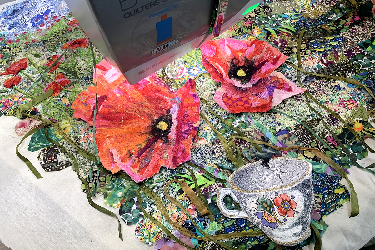 Improve Your Fabric Collage with Felt - WeAllSew