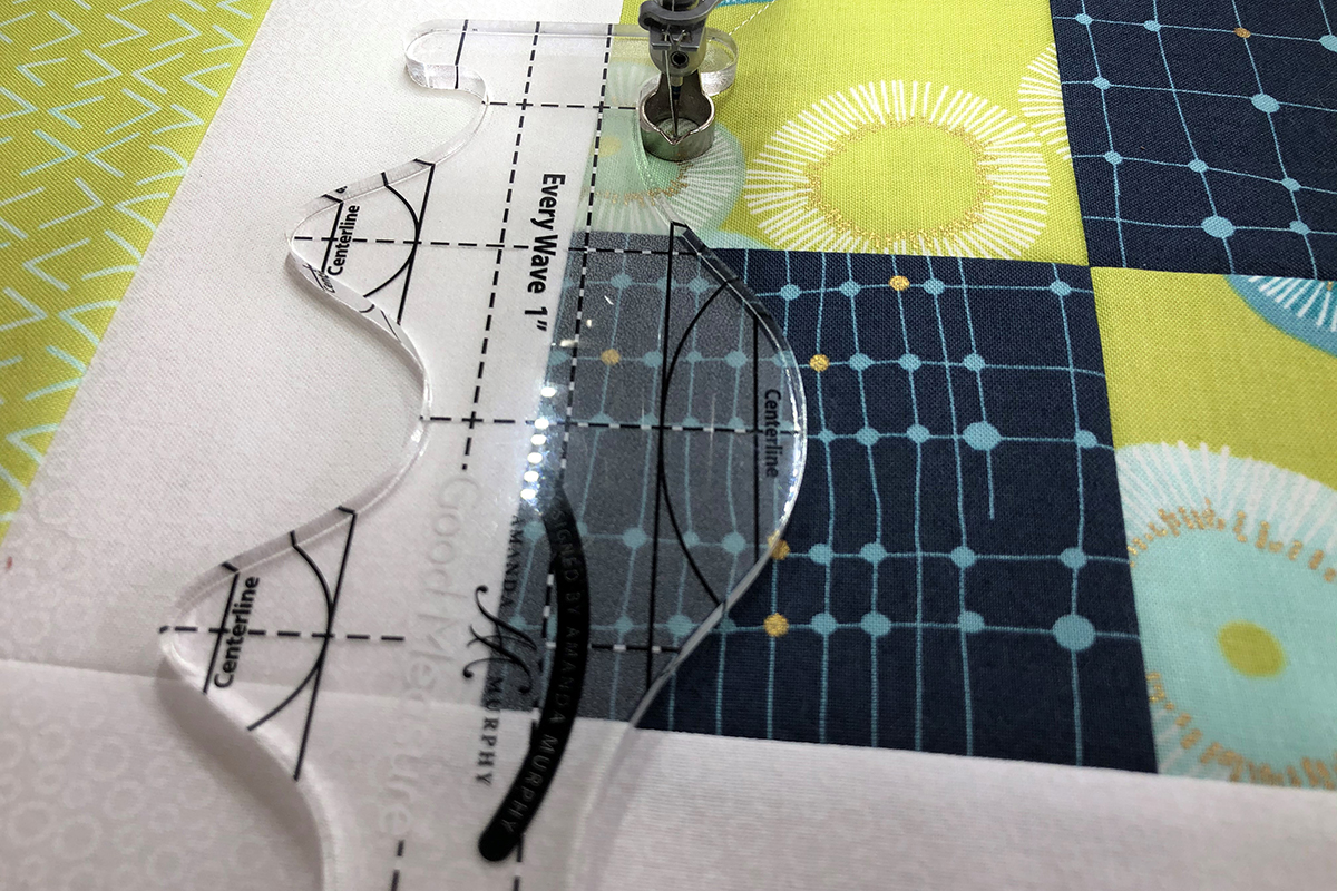 Rulerwork for Beginners Series, Part 7: Waves - WeAllSew