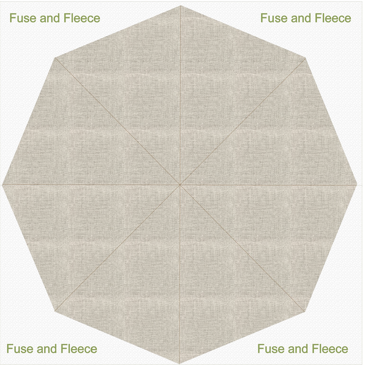 How to Embroider an Octagon Tree Skirt - WeAllSew