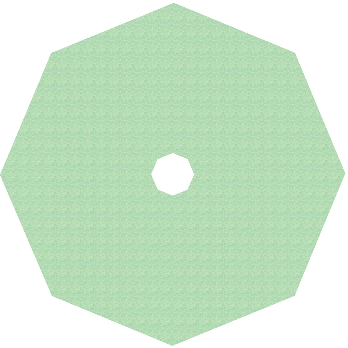 How to Embroider an Octagon Tree Skirt - WeAllSew