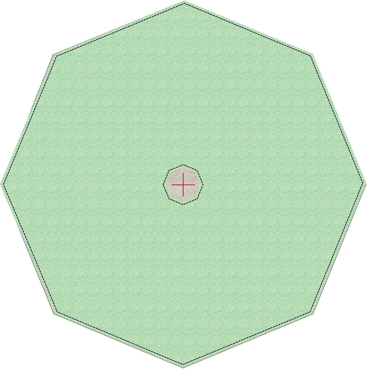 How to Embroider an Octagon Tree Skirt - WeAllSew