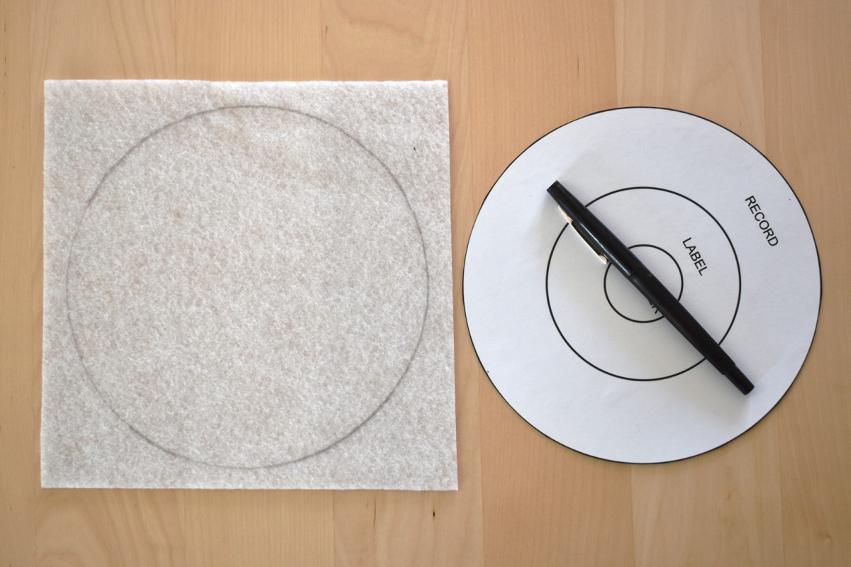 Record Coaster Sewing Tutorial - WeAllSew