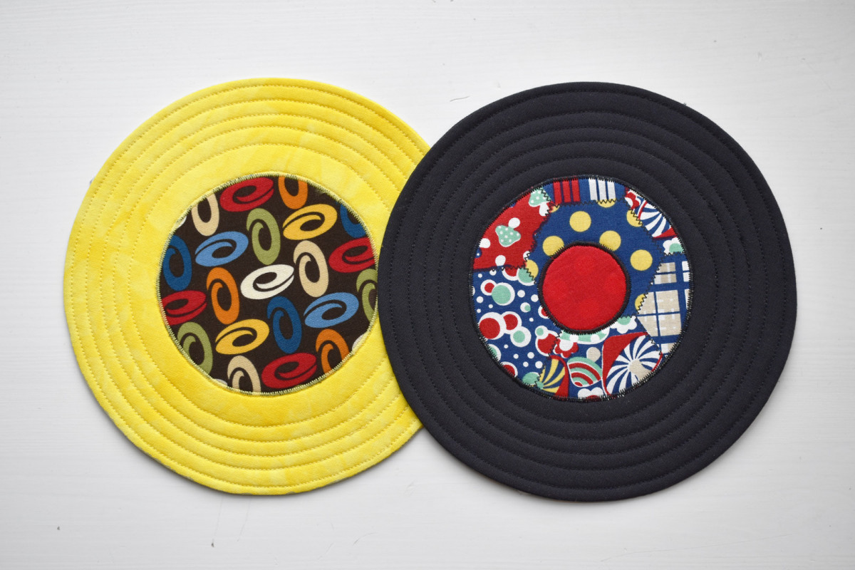 Record Coaster Sewing Tutorial - WeAllSew