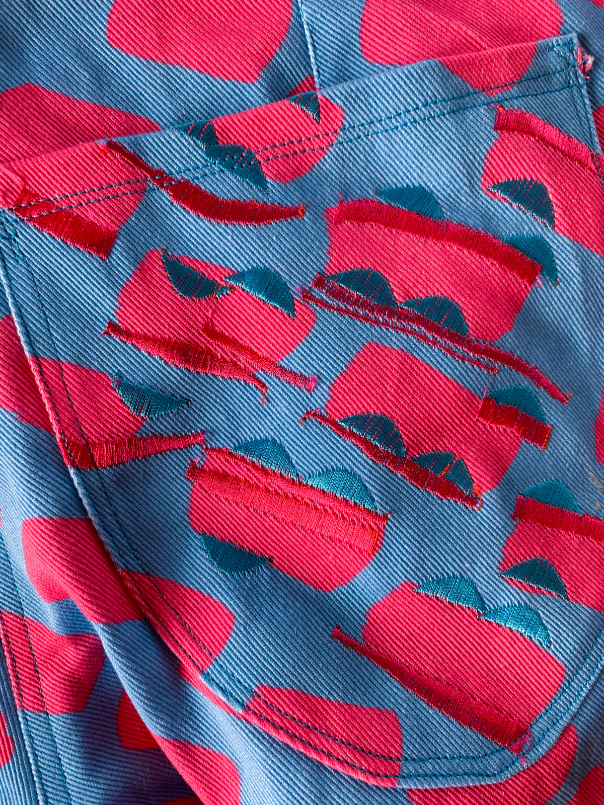 Learn How to Embroider on Printed Fabric - WeAllSew