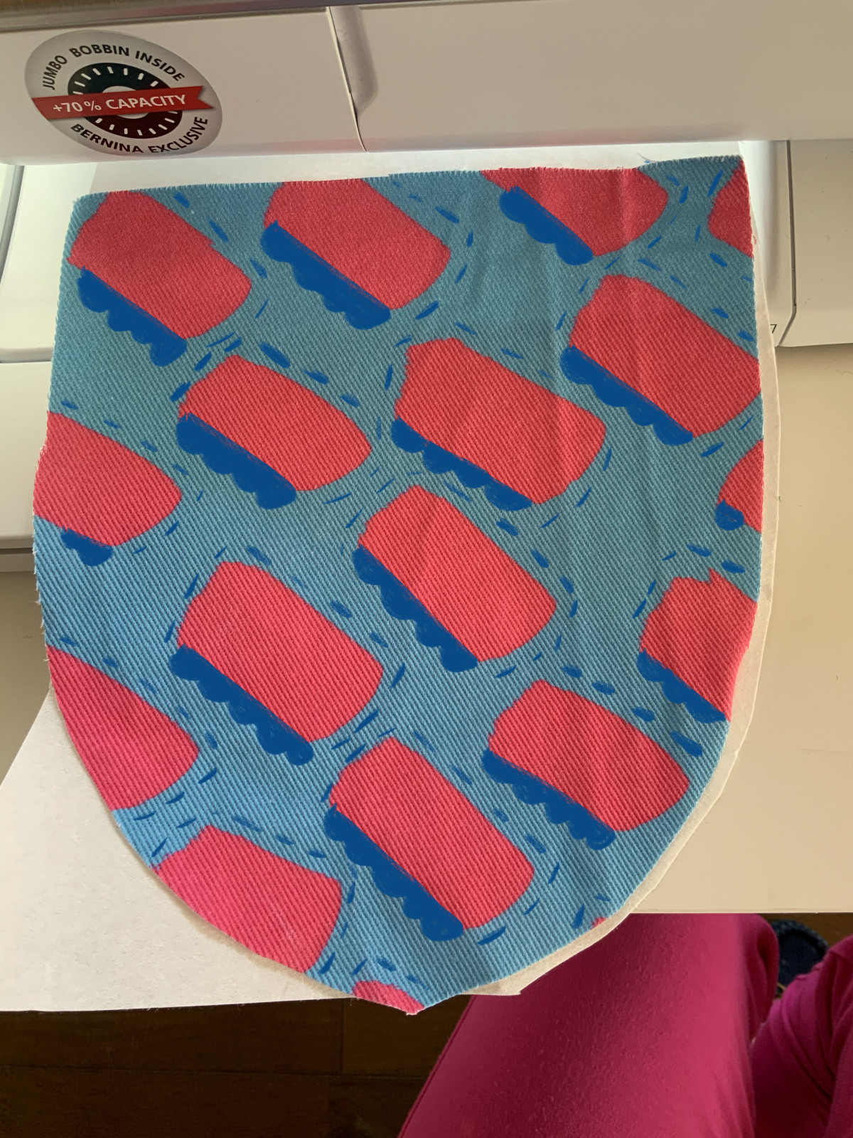 Learn How to Embroider on Printed Fabric - WeAllSew