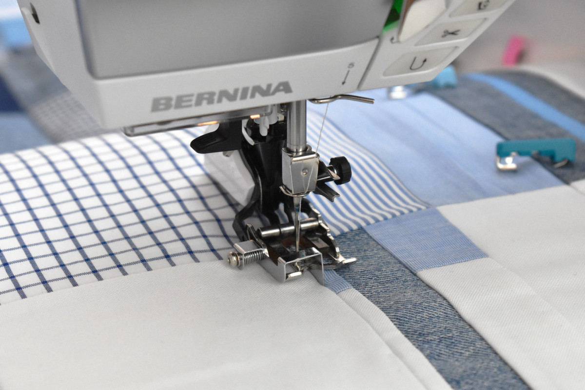 Stitch in the Ditch with BERNINA Walking foot #50 - WeAllSew