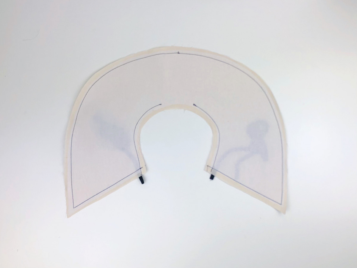 How to Sew a Detachable Statement Collar, Part 2: Pointed Edge Collar ...