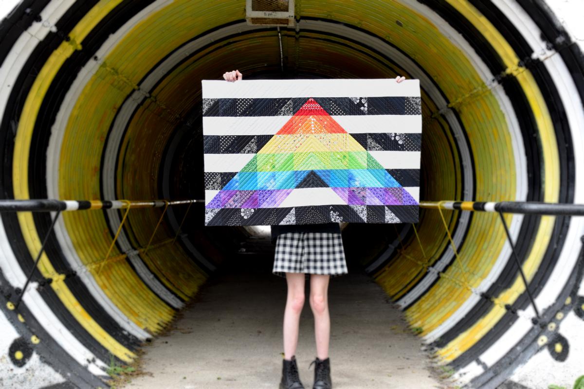 Straight Ally Pride Quilt Tutorial, Part 2 - WeAllSew