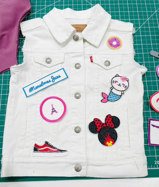 How to Refashion Denim Jackets with Embroidered Patches - WeAllSew