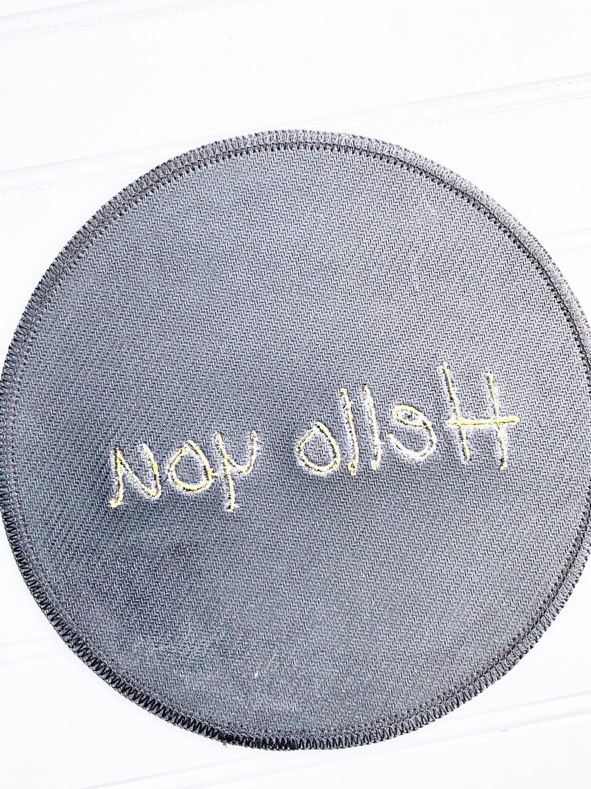How to Embroider a Mouse Pad - WeAllSew