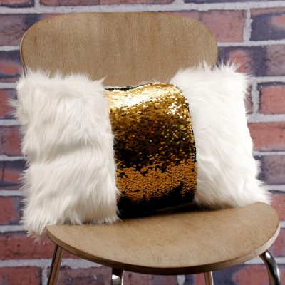 How to Sew a Reversible Sequin Pillow - WeAllSew