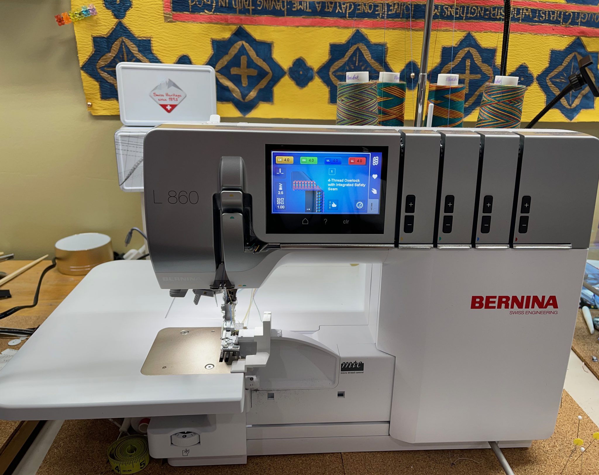 Introducing the BERNINA L 860: An Air Threading Overlocker - WeAllSew