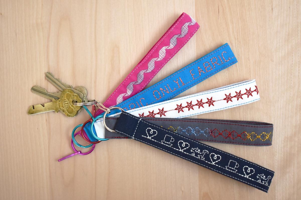 Sewing Tutorial | DIY Customized Key Wristlet - WeAllSew