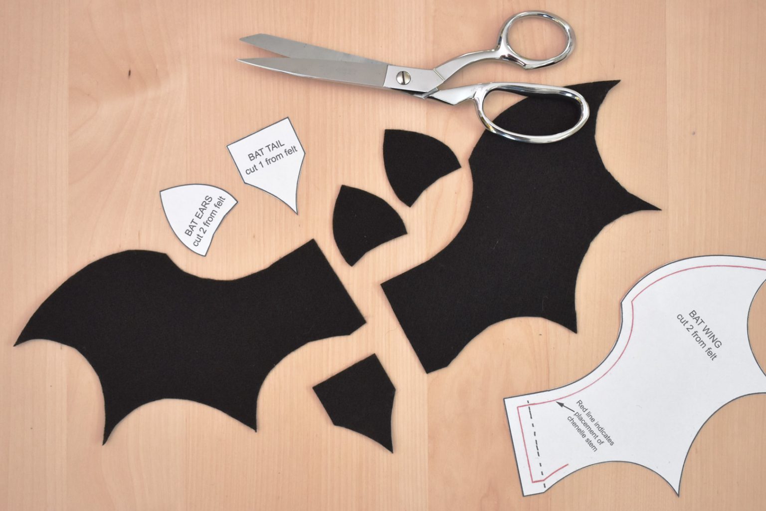 Sewing Project: Spooky Halloween Bat Tutorial - WeAllSew