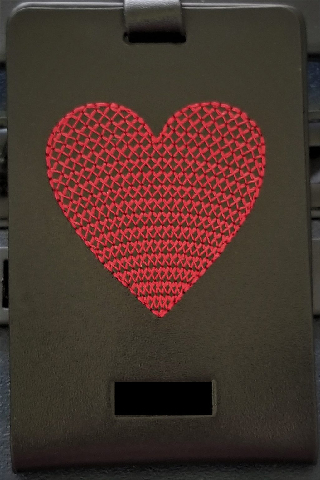 How to Personalize a Luggage Tag with Embroidery - WeAllSew