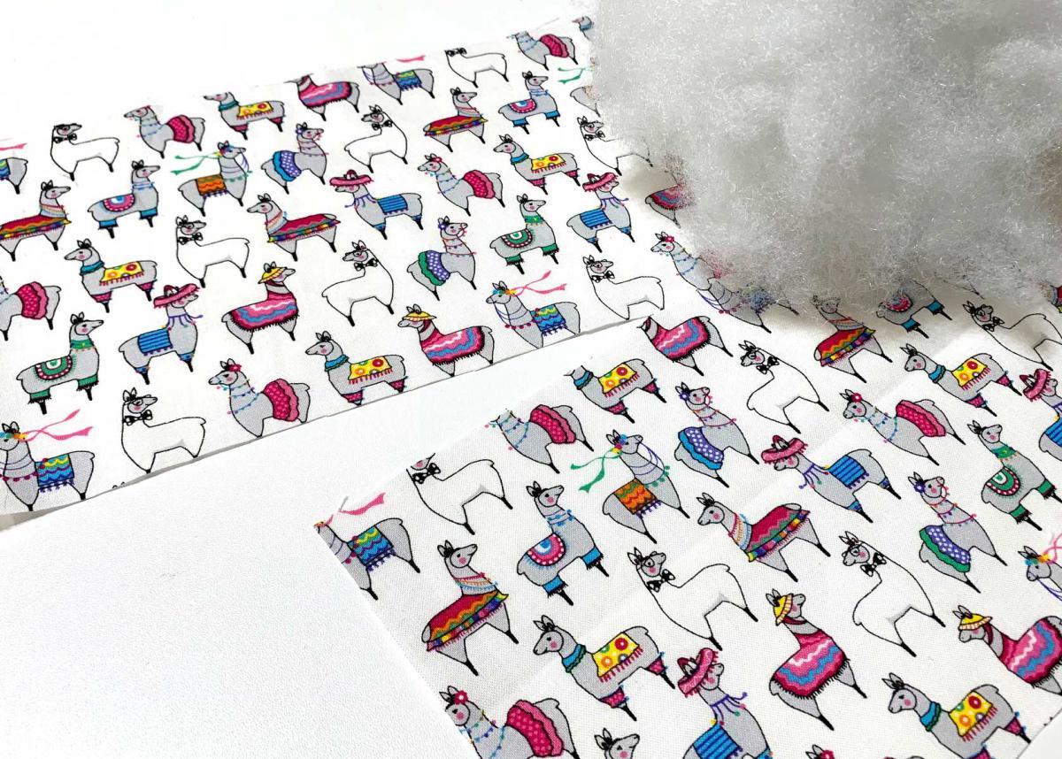 Fabric-and-stuffing-for-pillow - WeAllSew