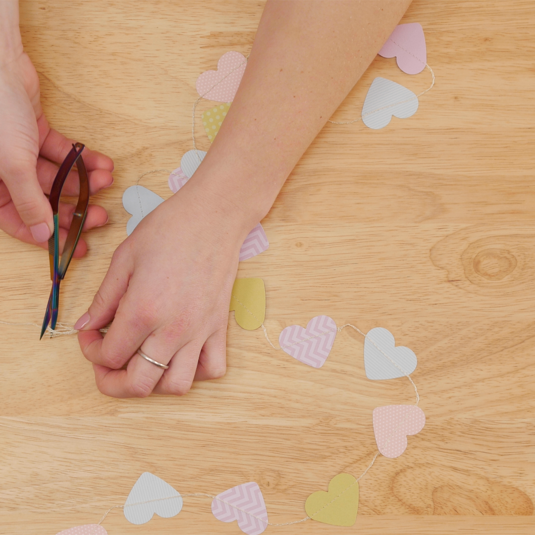 How to Make a Chainstitch Garland - WeAllSew