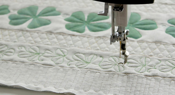 Shamrock Table Runner for St. Patrick's Day - WeAllSew