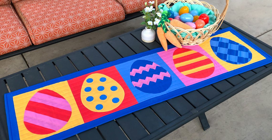 easter egg table runner tutorial slider BERNINA WeAllSew 2280 x 1180-1 - WeAllSew