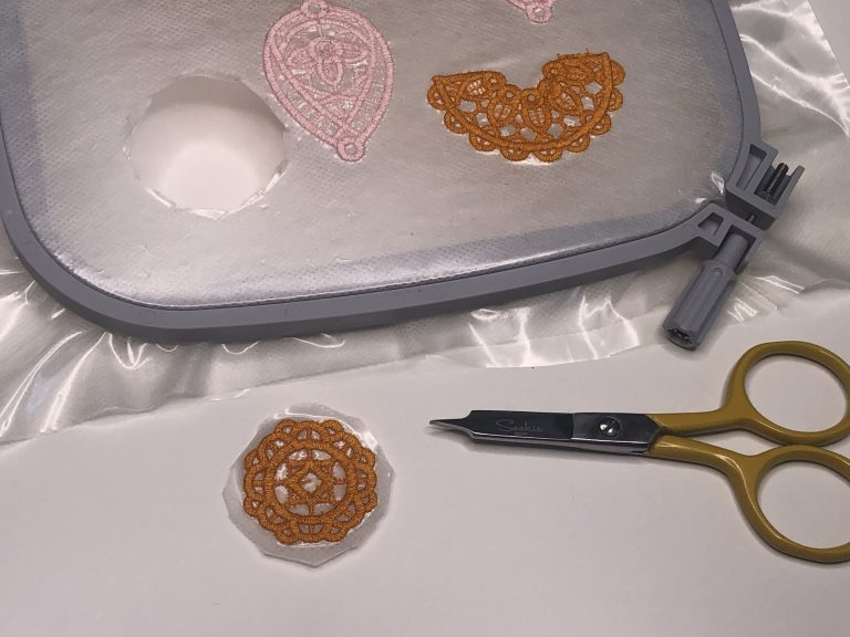 How to Make Machine Embroidered Jewelry - WeAllSew