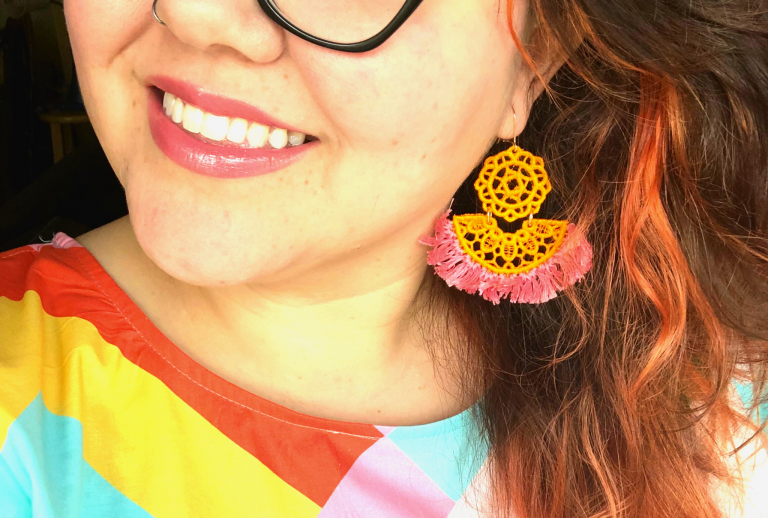 How to Make Machine Embroidered Jewelry - WeAllSew