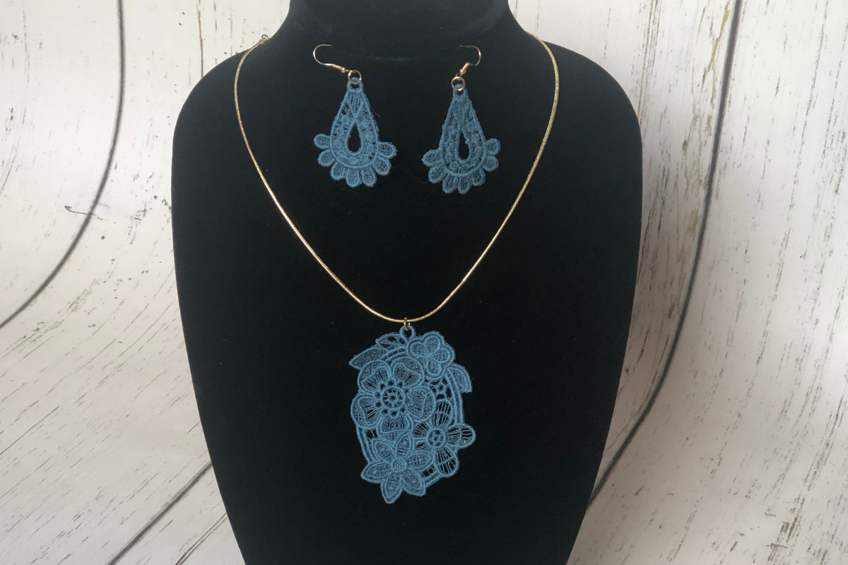 How to Make Machine Embroidered Jewelry - WeAllSew