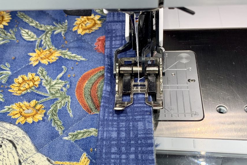 How to Create Binding with the Lap Seam Foot #71 - WeAllSew
