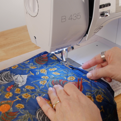How to Create Binding with the Lap Seam Foot #71 - WeAllSew