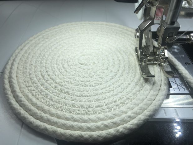 Machine Embroider a Rope Bowl - WeAllSew