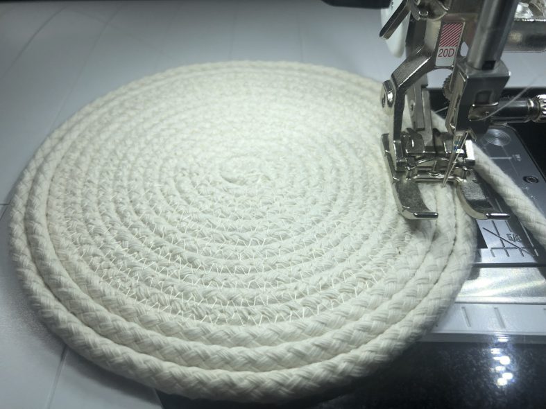 Machine Embroider a Rope Bowl - WeAllSew